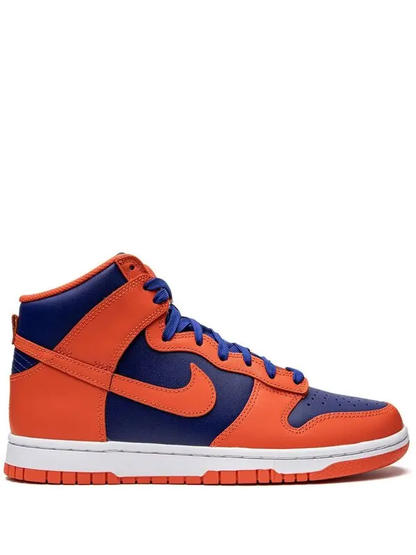Nike Dunk High Knicks Sneakers - Orange