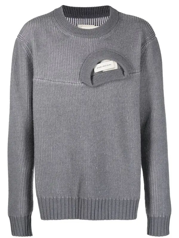 FENG CHEN WANG Deconstructed Ribbed Jumper