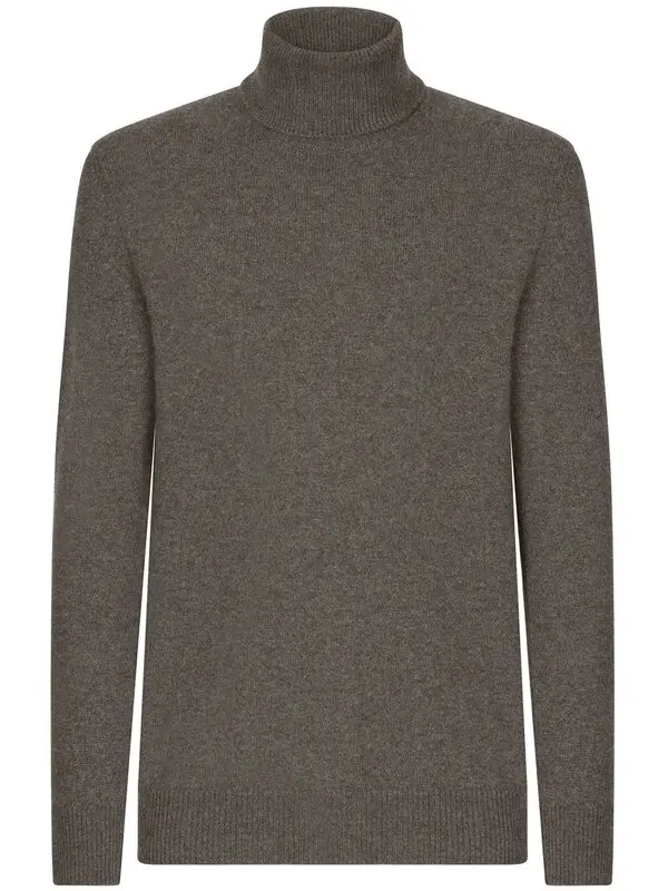 Dolce & Gabbana Roll-neck Jumper - Brown