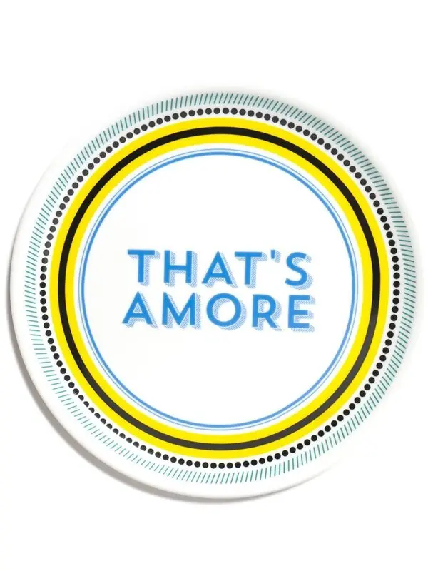 BITOSSI HOME 6 Piece That's Amore Pizza Plate Set