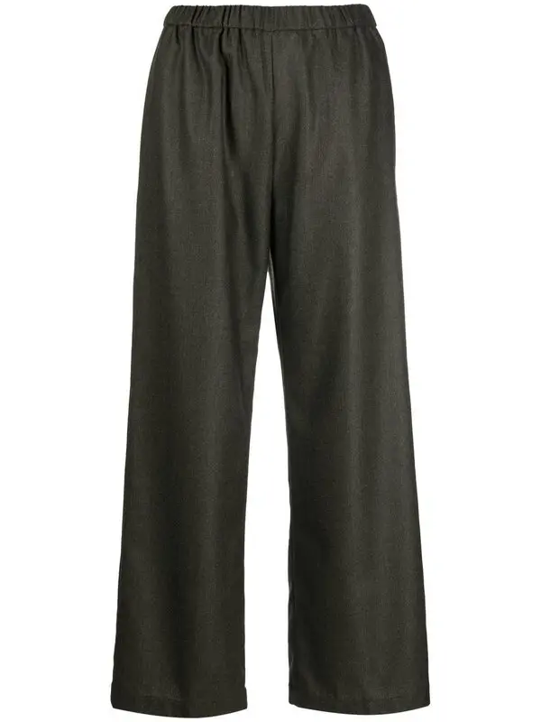 Aspesi Wide-leg Trousers - Green