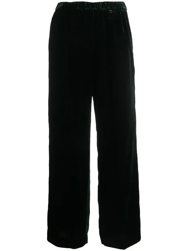 Aspesi Straight-leg Velvet Trousers - Green