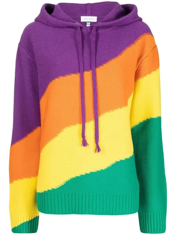 Mira Mikati Wavey Stripe-print Hoodie