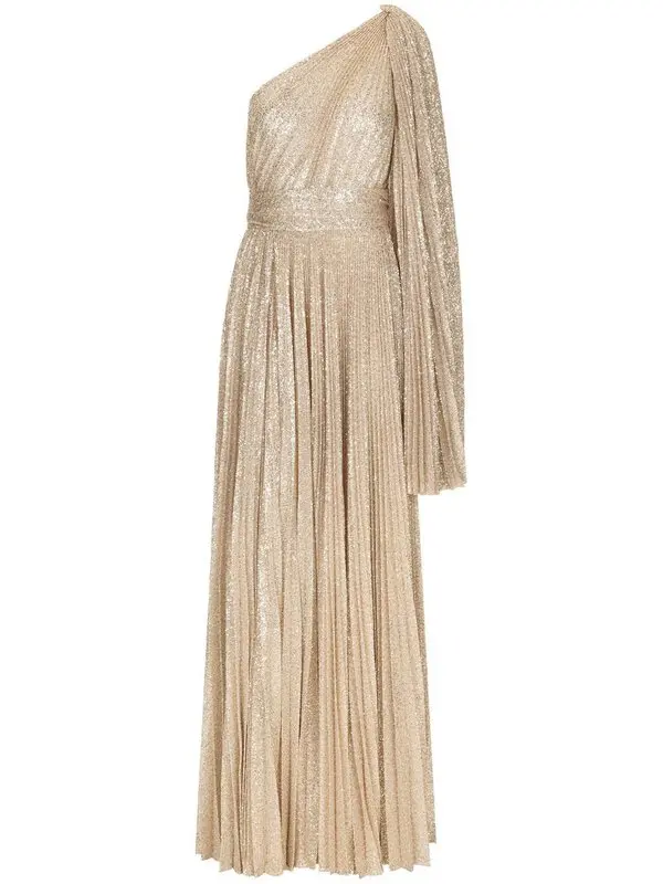 Dolce & Gabbana Sequin-embellished One-shoulder Gown