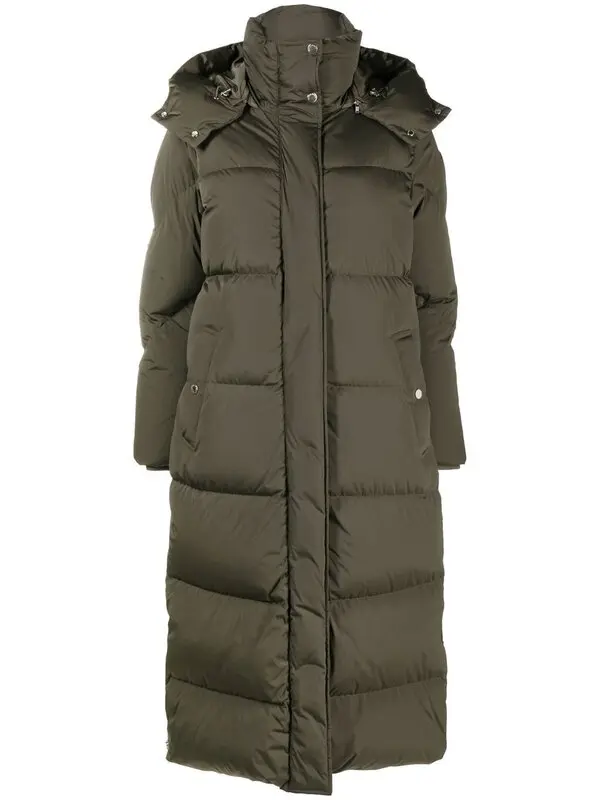 Woolrich Aurora Long Puffer Parka - Green