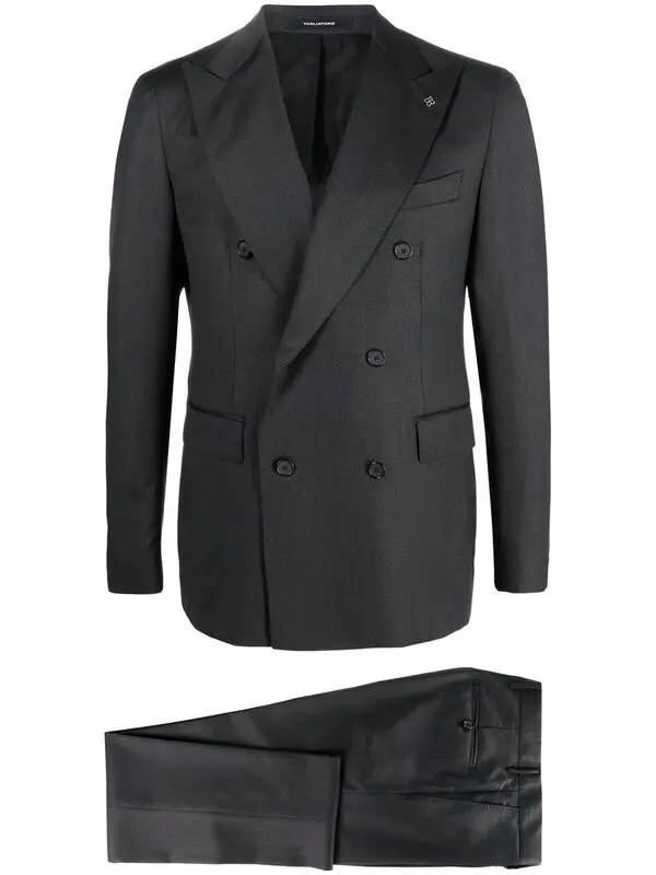 Tagliatore Double-breasted Wool Suit - Grey