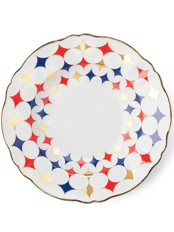BITOSSI HOME 4 Piece Lampo Deep Plate Set