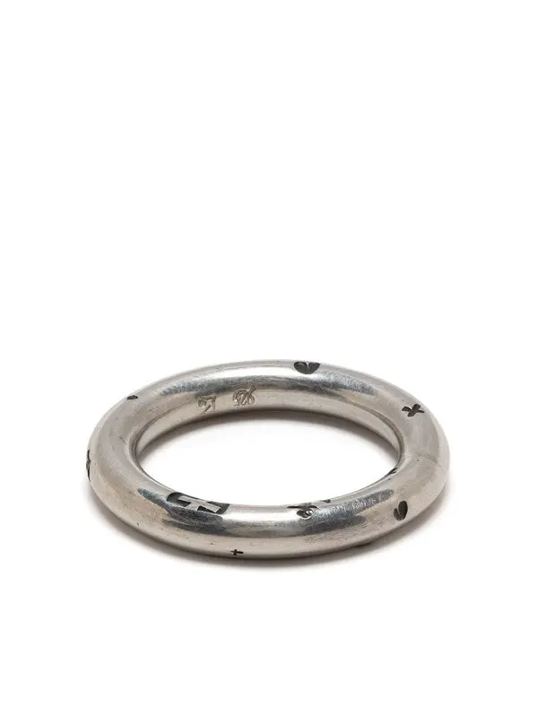 Werkstatt:München Engraved Sterling Ring