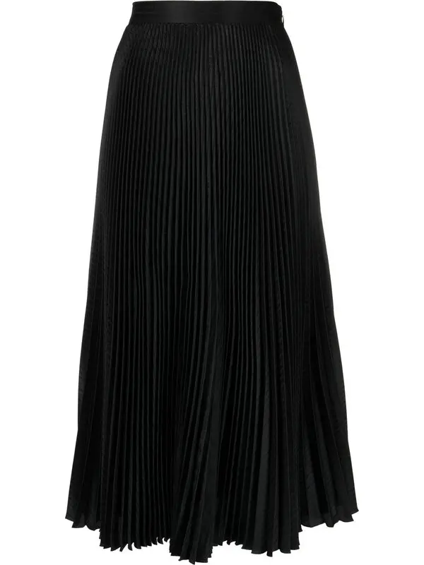 Prada High-waisted Pleated Skirt