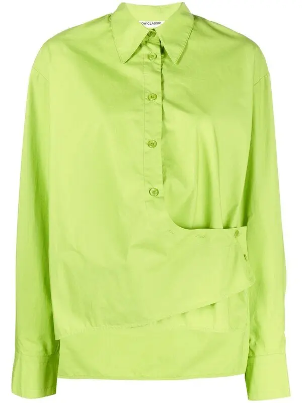 LOW CLASSIC Wrap-around Shirt