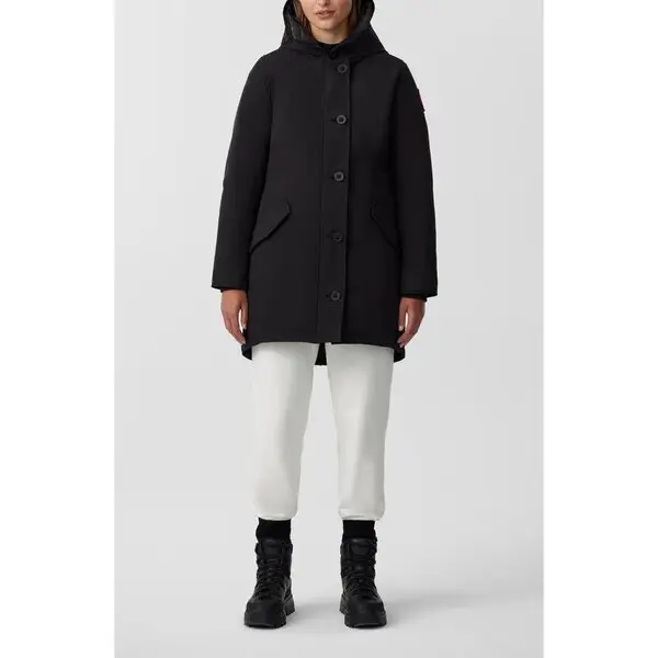 Canada Goose Rossclair Water Resistant Down Parka - Black