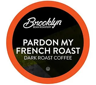 BROOKLYN BEAN ROASTERY Brooklyn Beans 40-count Pardon My French Roast Coffee Pods