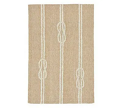 LIORA MANNE Capri Ropes In-out Rug Neutral 7'6' X 9'6