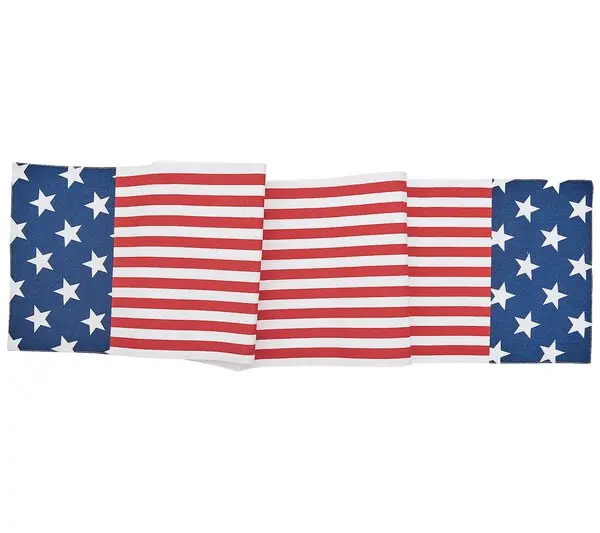 VALERIE PARR HILL 13' X 72' Stars And Stripes Runner Valerie