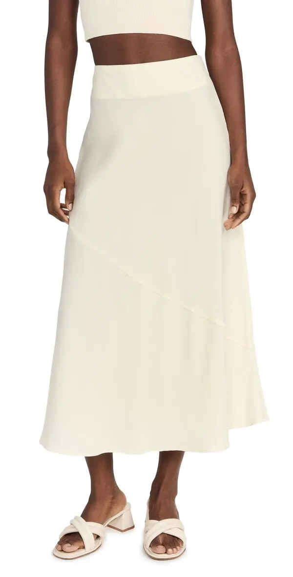 APIECE APART Ami Slip Midi Skirt