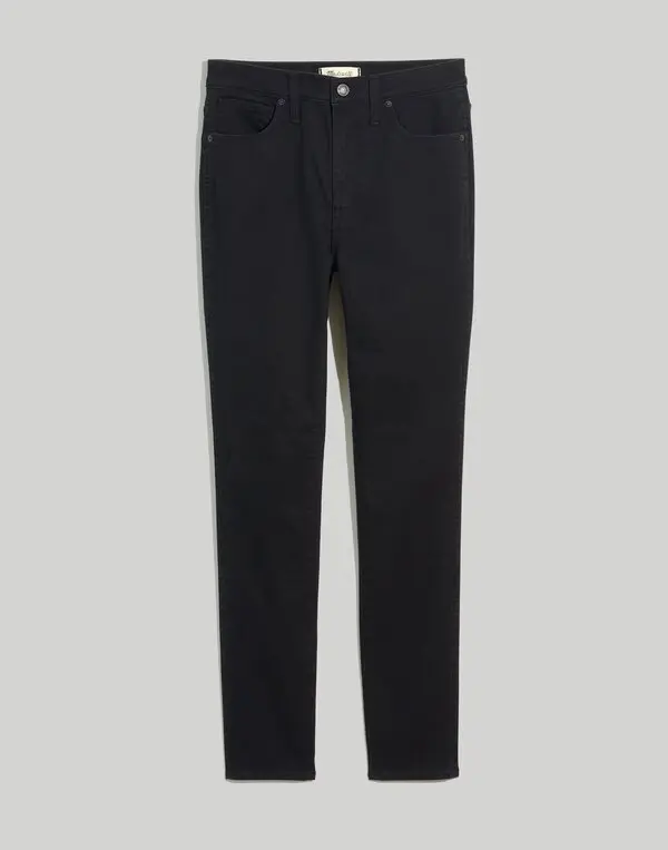 Madewell Tall 10" High-rise Skinny Jeans - Black Frost