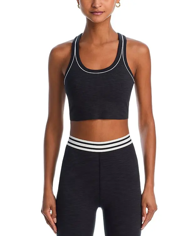 Splits59 Bailey Active Rib Sports Bra - Heather/graphite