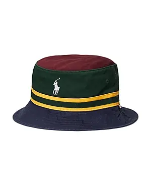Buy Ralph Lauren Colorblocked Logo Bucket Hat - Multi At 40% Off ...