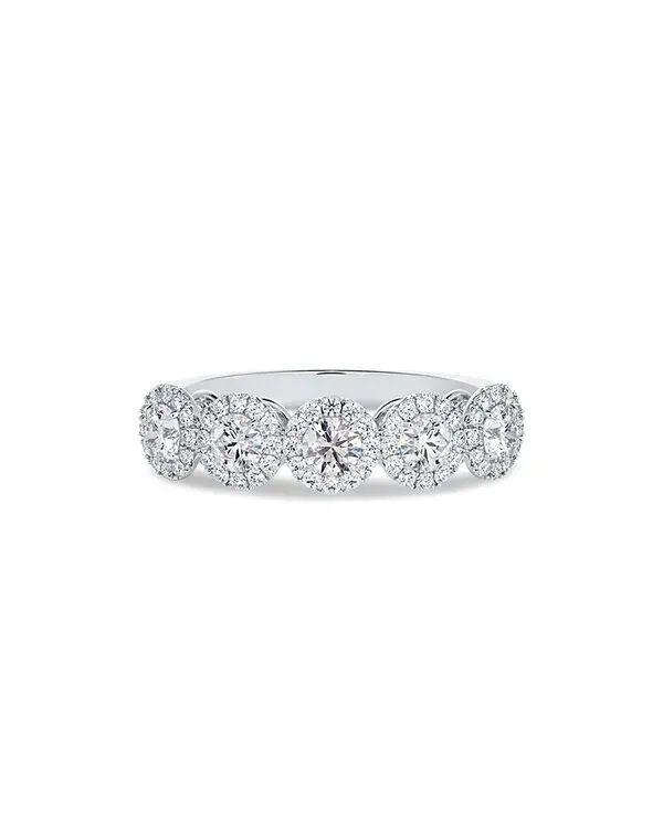 DE BEERS FOREVERMARK 18k Gold Diamond Band 0.95 Tcw