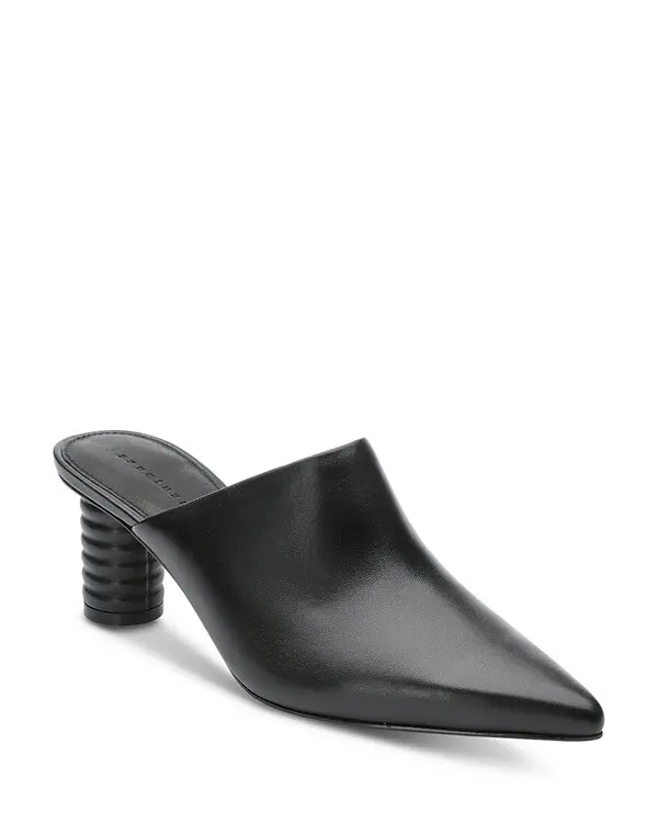 Sanctuary Swag Pointed Toe Slip On High Heel Pumps - Black