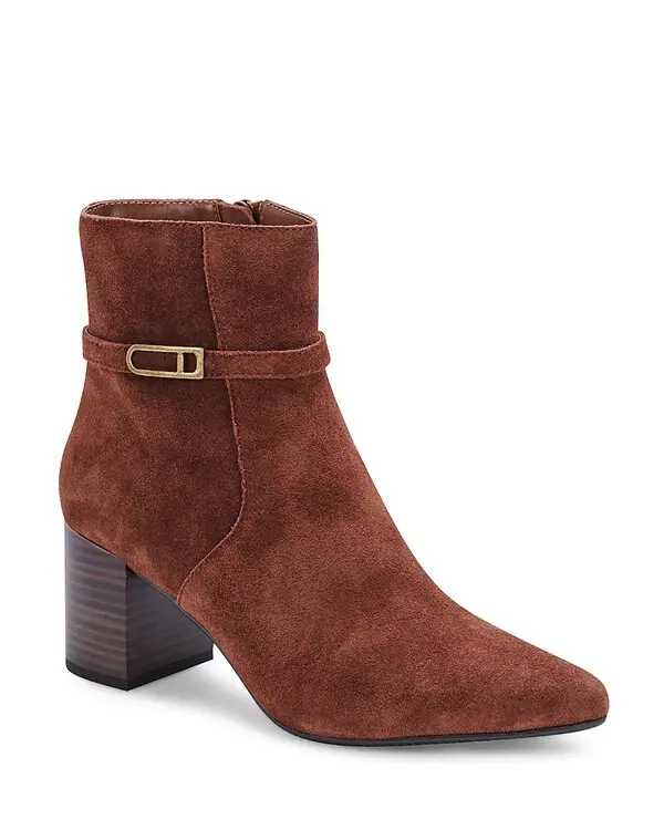 Blondo Tala Booties - Rust Suede