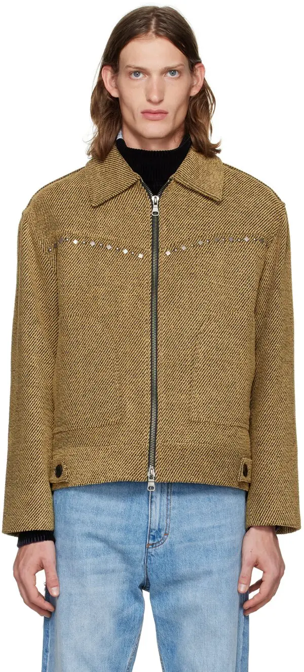 Andersson Bell Yellow Artois Western Jacket In Yellow Yellow - 54 