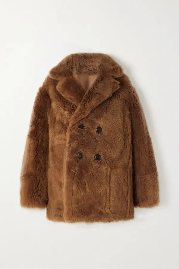 Loro Piana Double-breasted Reversible Coat - Brown
