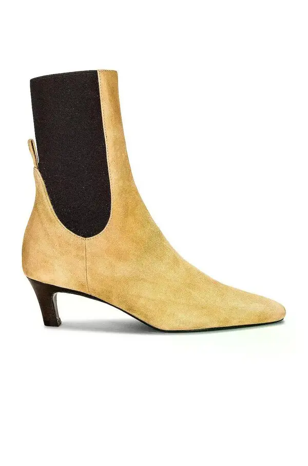 TOTÊME The Mid Heel Suede Boots