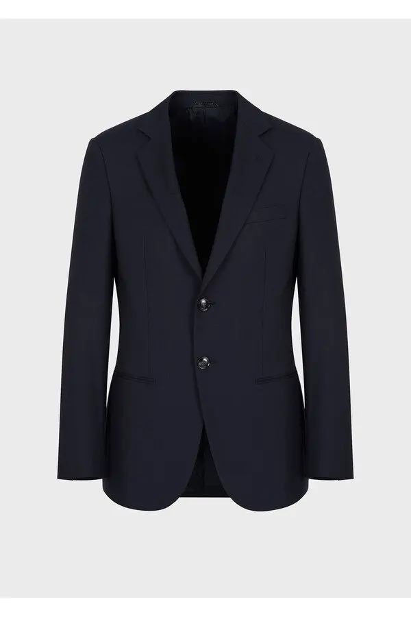 Giorgio Armani George Line Single-Breasted Jacket In Cashmere