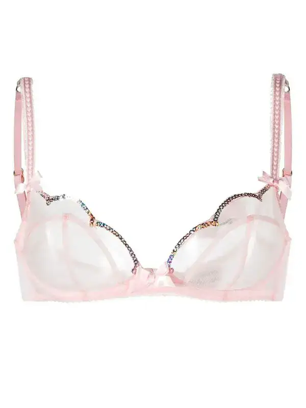 Buy Agent Provocateur Party Lona Underwire Bra - Pink At 49% Off ...