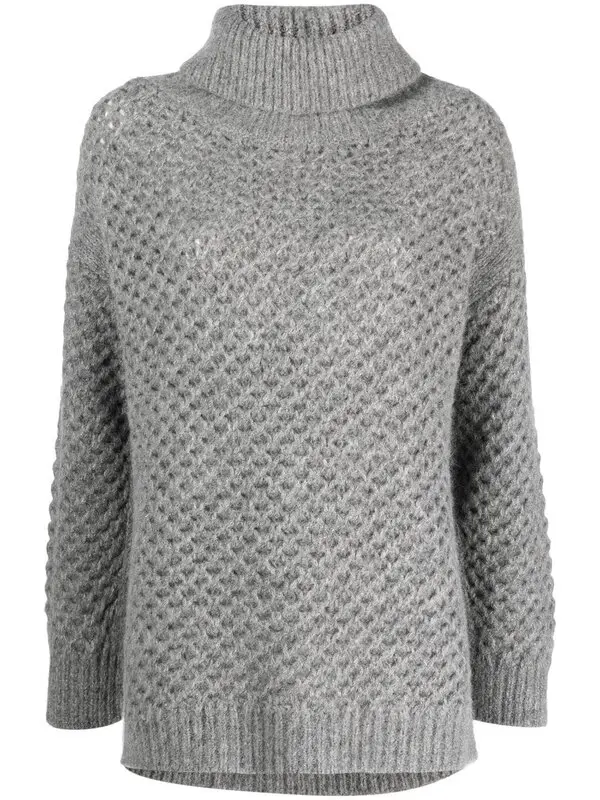 Malo Roll-neck Knitted Jumper