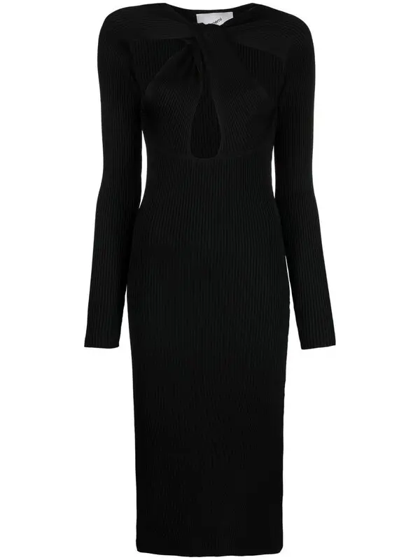 Coperni Cut-out Detail Midi Dress