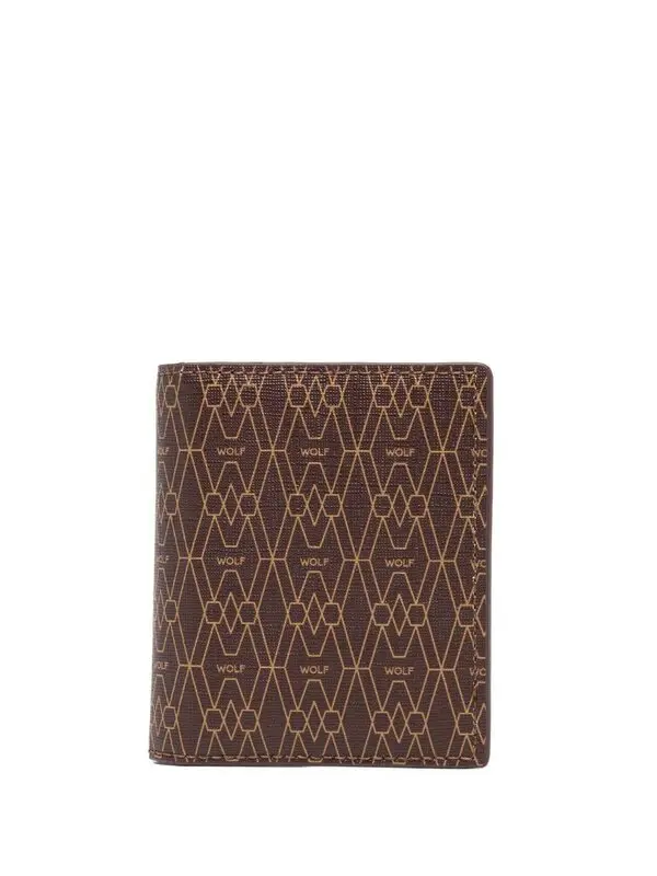 Wolf Logo-print Card Holder