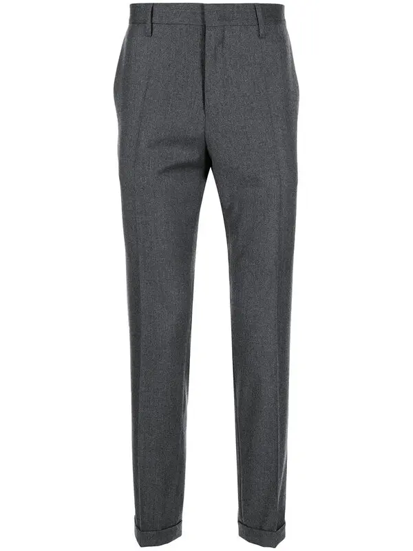 Paul Smith Pressed-crease Wool-blend Trousers