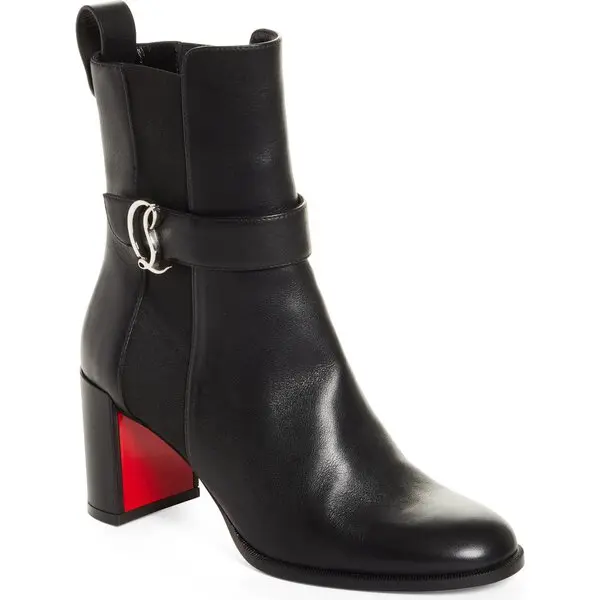 CHRISTIAN LOUBOUTIN Cl Monogram Chelsea Bootie