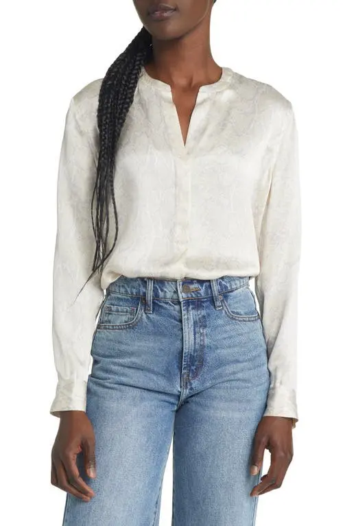 Buy Rails Pearl Snake Print Silk Blouse - Boa At 63% Off | Editorialist