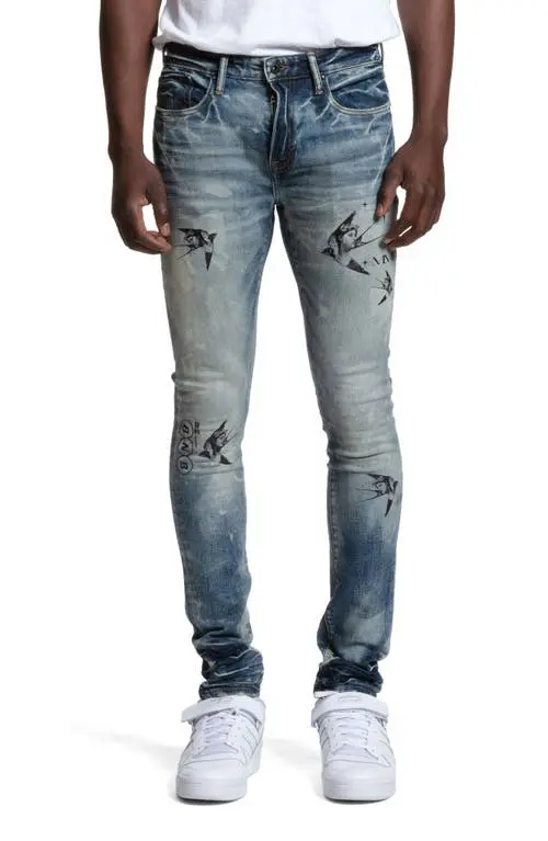 PRPS Llewellyn Distressed Skinny Jeans