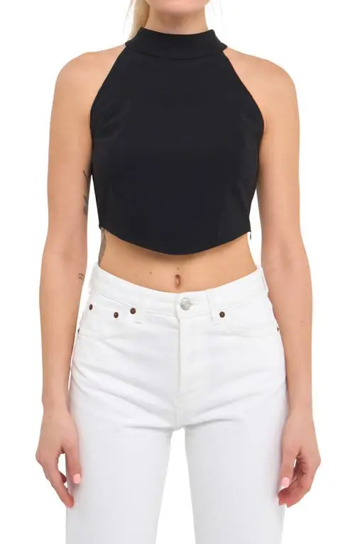 Endless Rose Halter Neck Crop Top