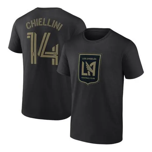 FANATICS Branded Giorgio Chiellini Lafc Authentic Stack Name & Number T ...