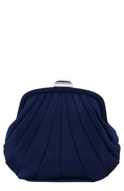 Nina Billow Art Deco Frame Clutch - New Navy