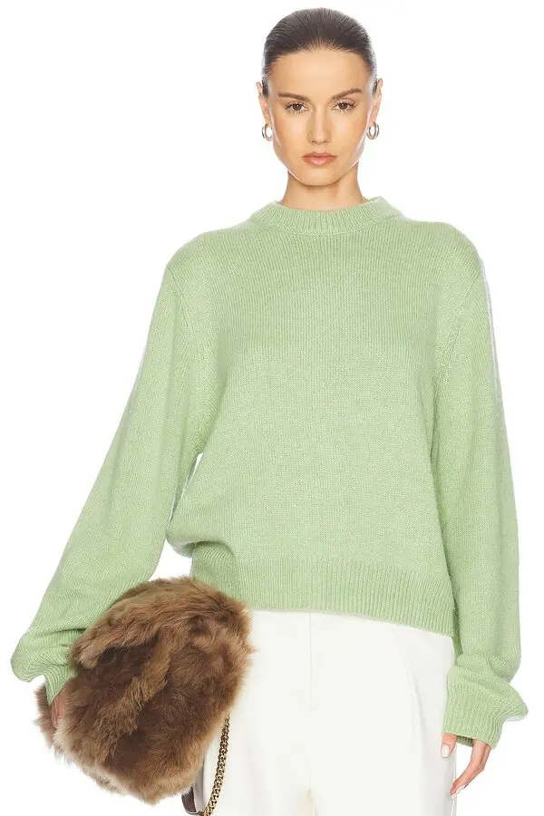 HELSA Lynnea Crew Pullover - Sea Foam
