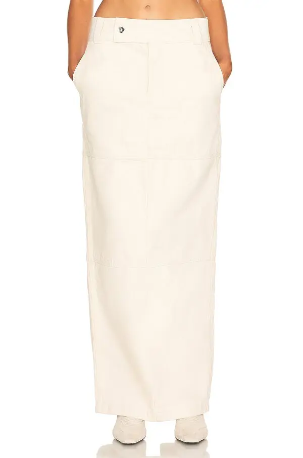 HELSA Maxi Skirt - Ecru
