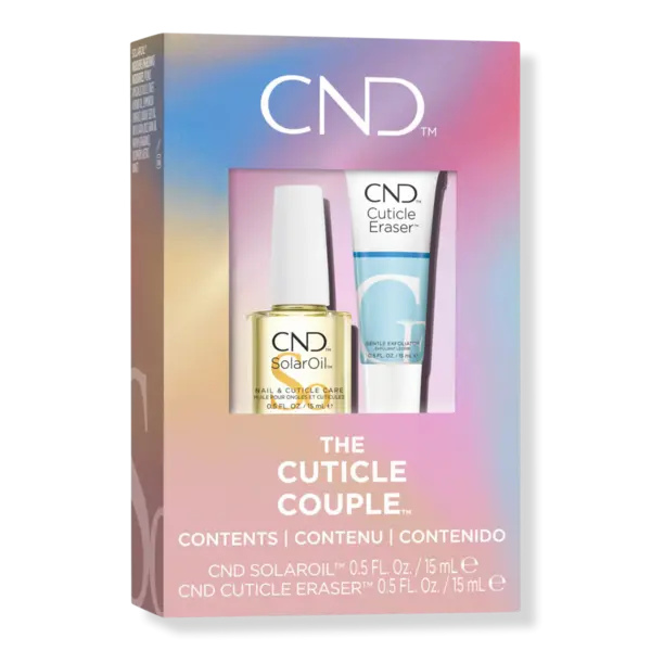 CND The Cuticle Couple, Solaroil + Cuticle Eraser