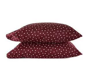 ELEGANCE Satin L'amour King Pillowcase Pair