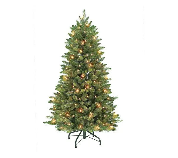 PULEO INTERNATIONAL Puleo 4.5' Prelit Slim Westford Spruce Tree