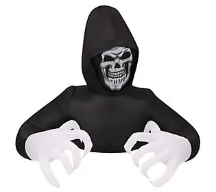 HAUNTED HILL FARM 5' Inflatable Pre-lit Grim Re Per