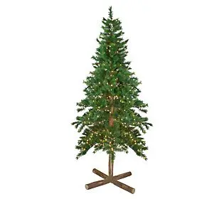 NORTHLIGHT 6.5' Prelit Slim Royal Alpine Christ As Tree