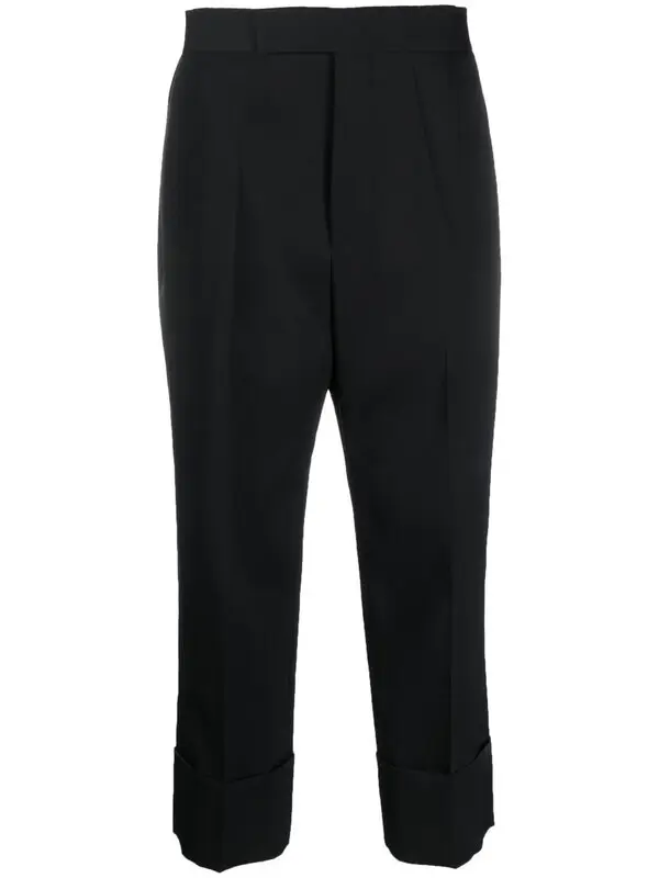 SAPIO Cropped Leg Wool Trousers