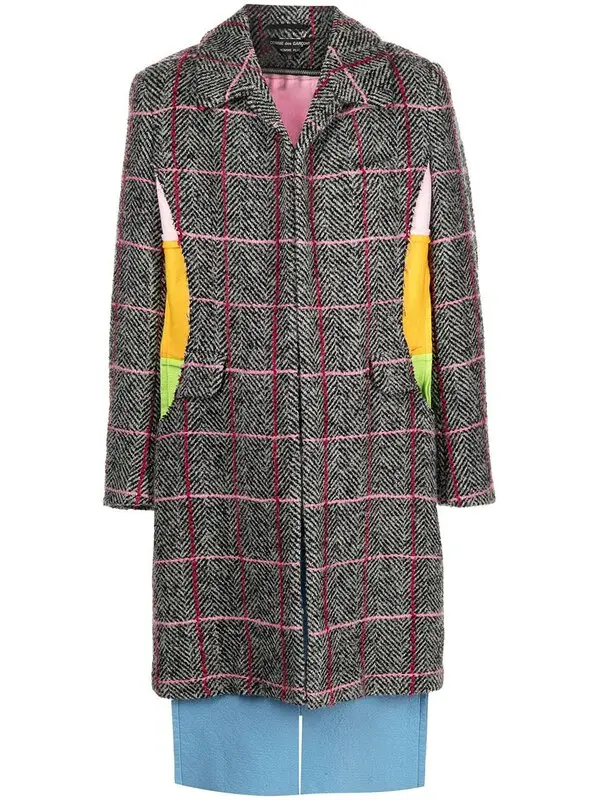 Comme Des Garçons Colour-block Panelled Blazer