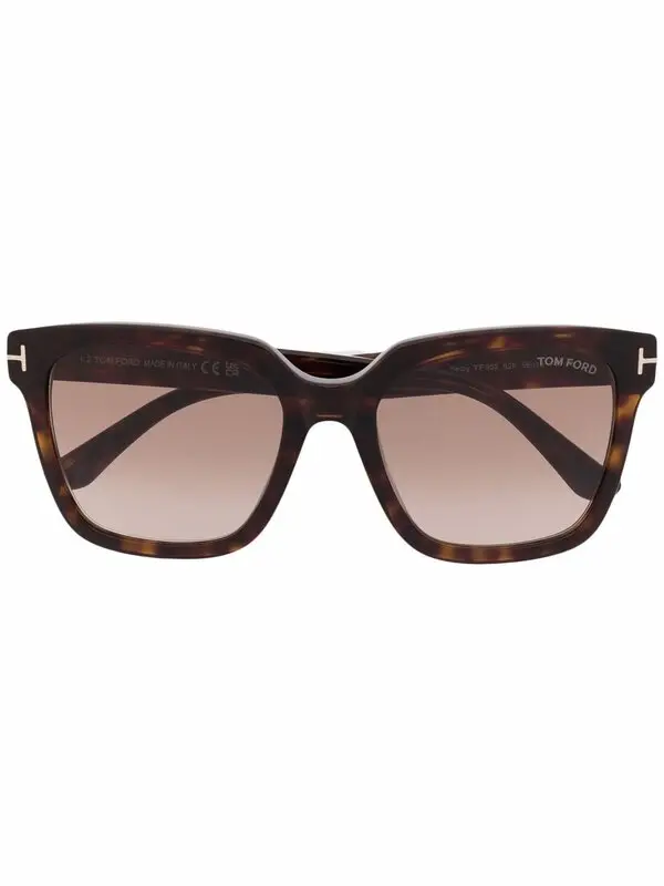 TOM FORD Tortoiseshell-frame Sunglasses